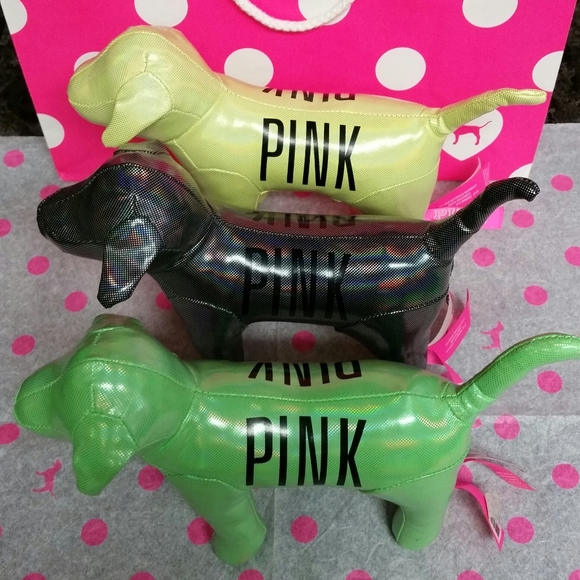 PINK Victoria's Secret | Other | Vs Pink Iridescent Mini Dog Complete ...